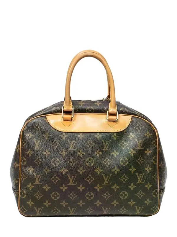 LOUIS VUITTON Monogram Deauville Tote Bag - Brown