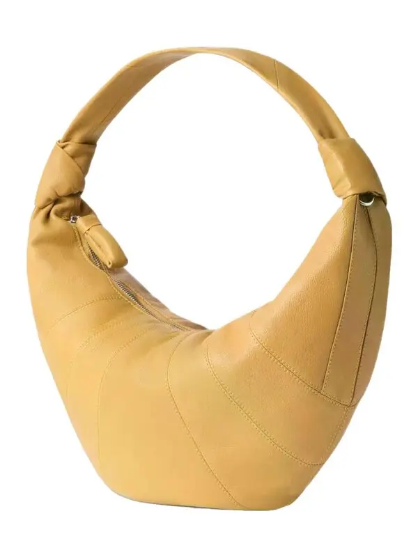 LEMAIRE Fortune Croissant Bag In Goat Leather - Neutrals