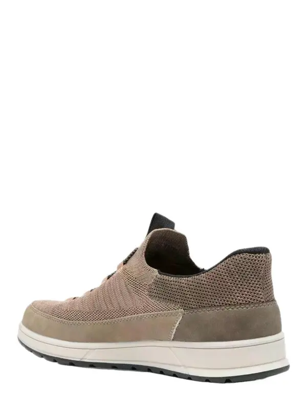 BUGATTI Mesh-knit Lace-up Sneakers - Neutrals