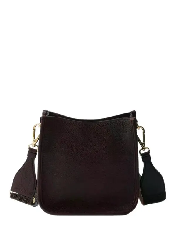 Prada Mini Leather Shoulder Bag - Brown