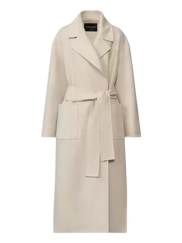 Fabiana Filippi Belted Notch-lapel Coat - Neutrals