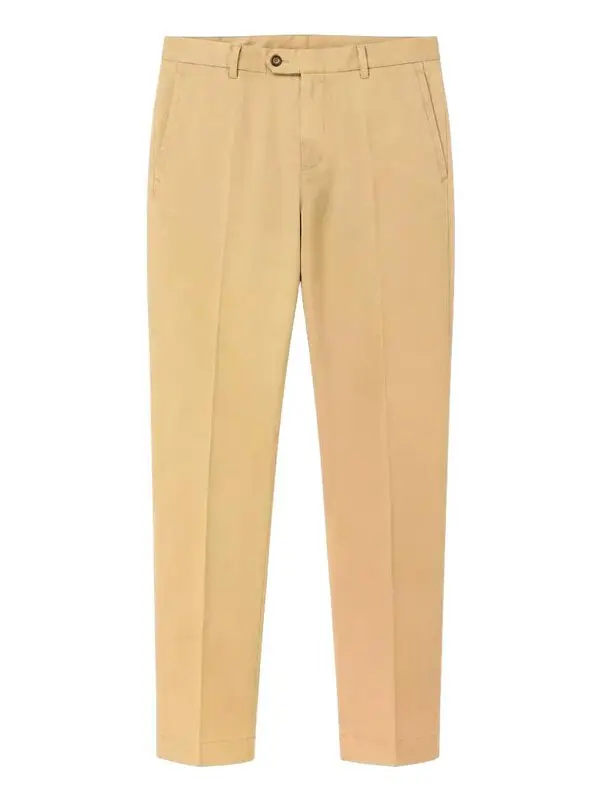 PT TORINO Tailored Straight-leg Trousers - Neutrals