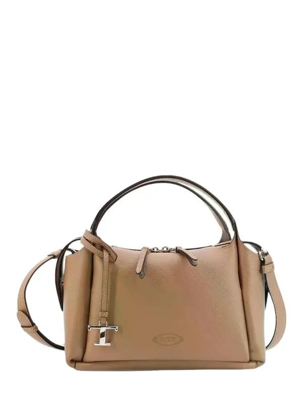 TOD'S Timeless Leather Tote Bag - Neutrals