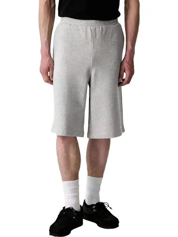 DAILY PAPER Logo Print Elasticated Shorts - Grey