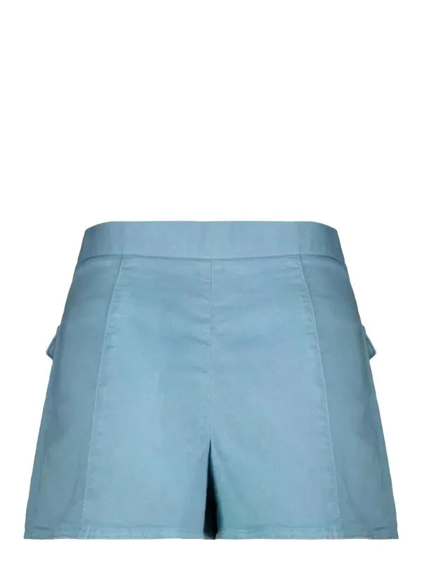 Red Valentino Button-front Cargo Mini Skort - Blue