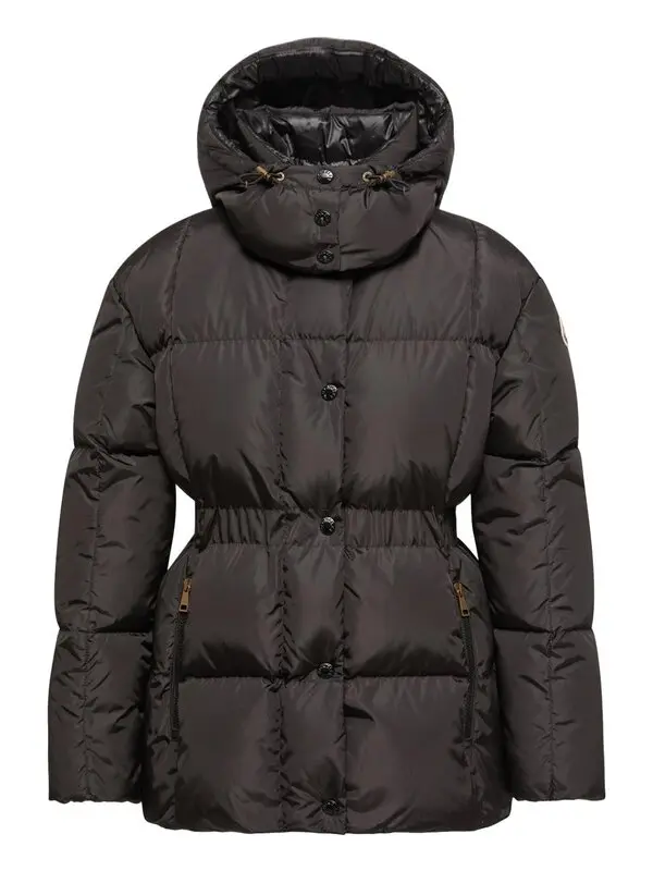 Moncler Agneux Hooded Down Jacket - Black