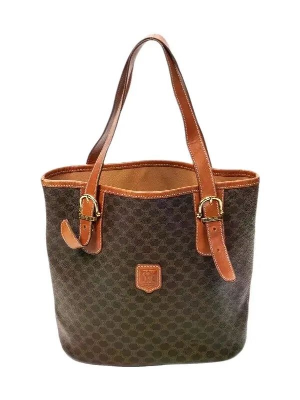 Celine Macadam Bucket Bag - Brown