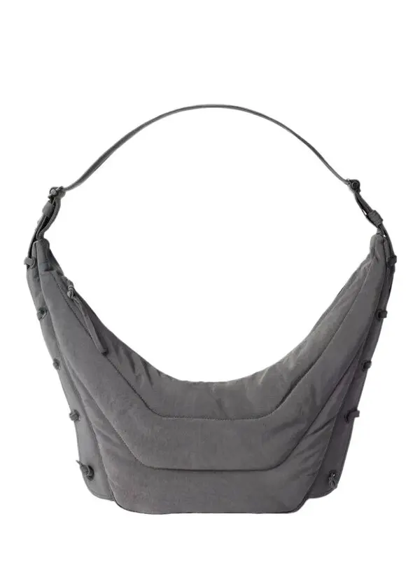LEMAIRE Medium Soft Game Bag In Nylon Canvas - Blue