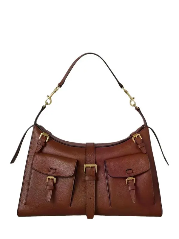 Mulberry Roxanne Buckle-detail Shoulder Bag - Brown