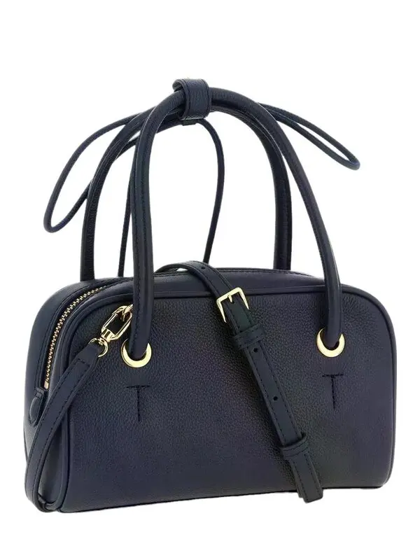 Furla Small Poppy Leather Tote Bag - Blue