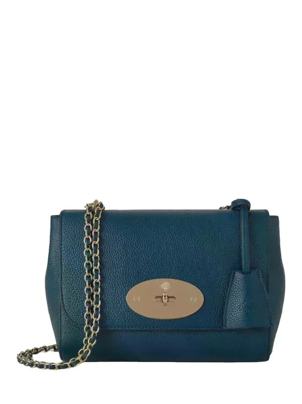 Mulberry Small Lily Grained Shoulder Bag - Blue