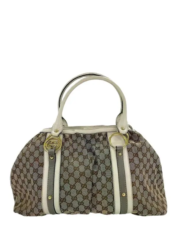 Gucci 2000s Interlocking G Tote Bag - Brown
