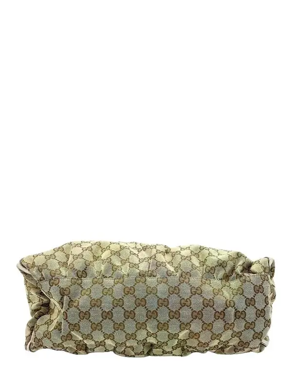 Gucci 2000s Gg Canvas D-ring Shoulder Bag - Neutrals