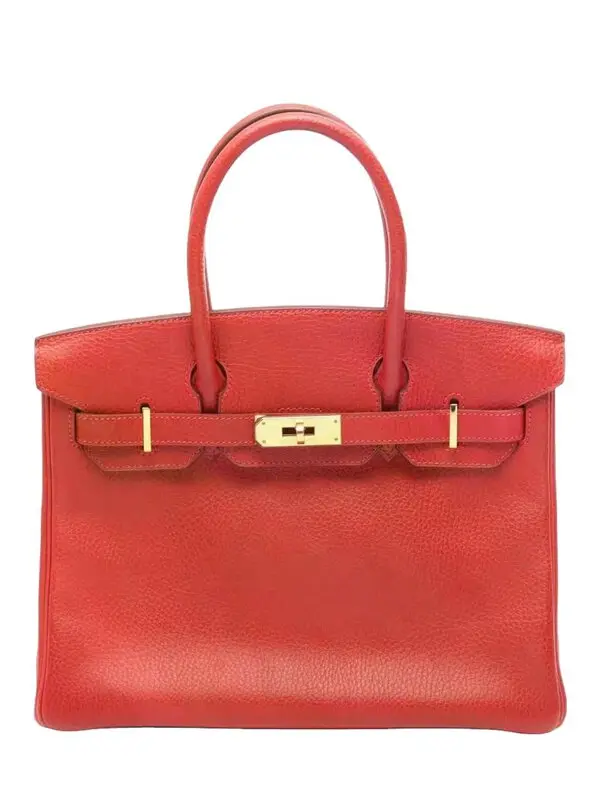 Hermès 2001 30 Birkin Handbag - Red