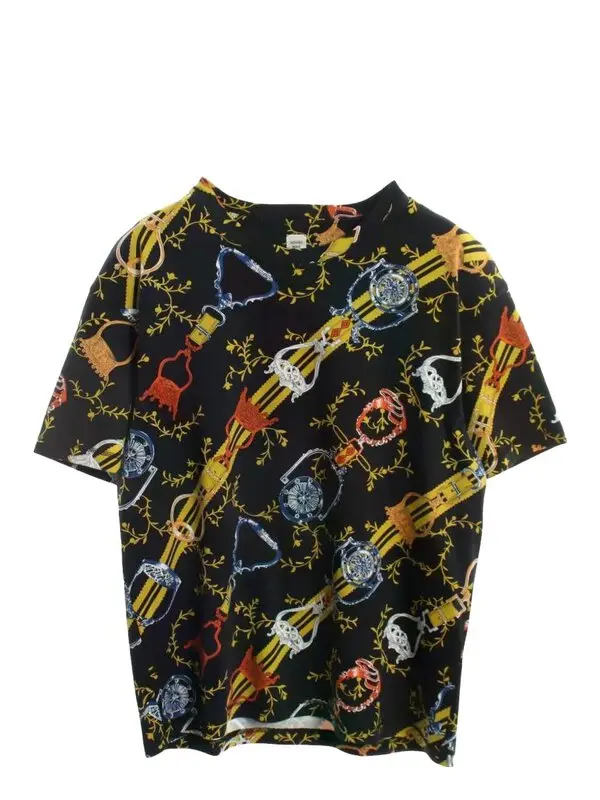 Hermès 2010s Interlocking Maxi T-shirt - Black