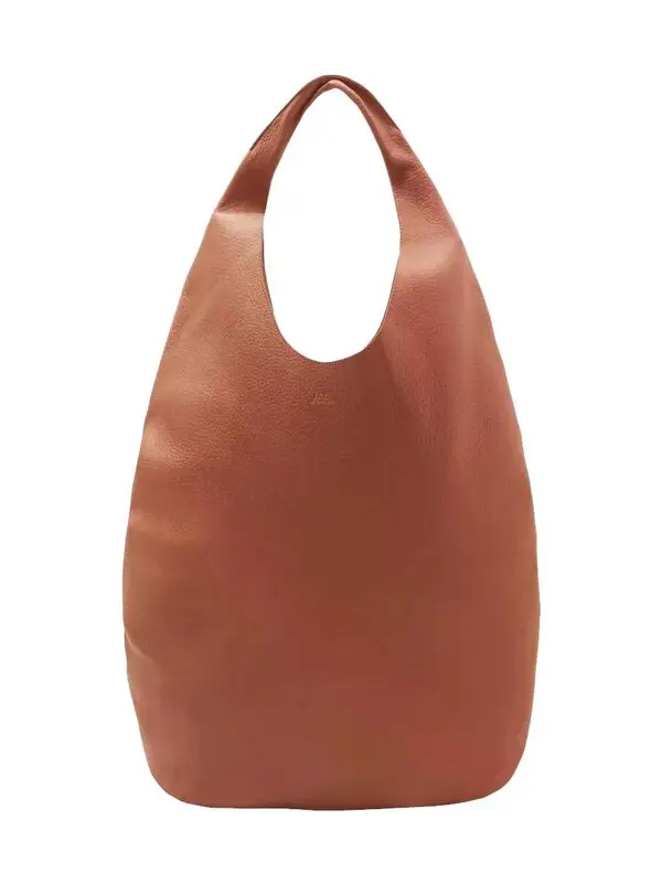 A.p.c. Le Neige Leather Tote Bag - Brown