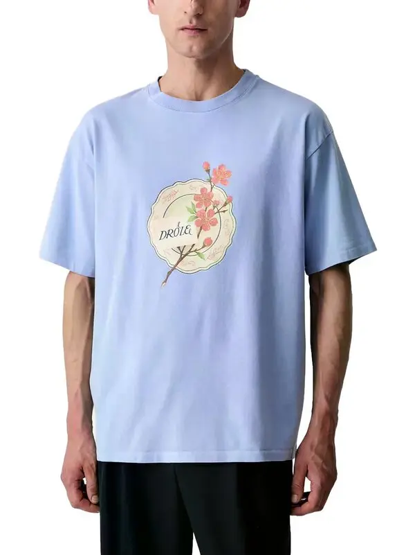 Drole De Monsieur Drôle Porcelaine T-shirt - Blue