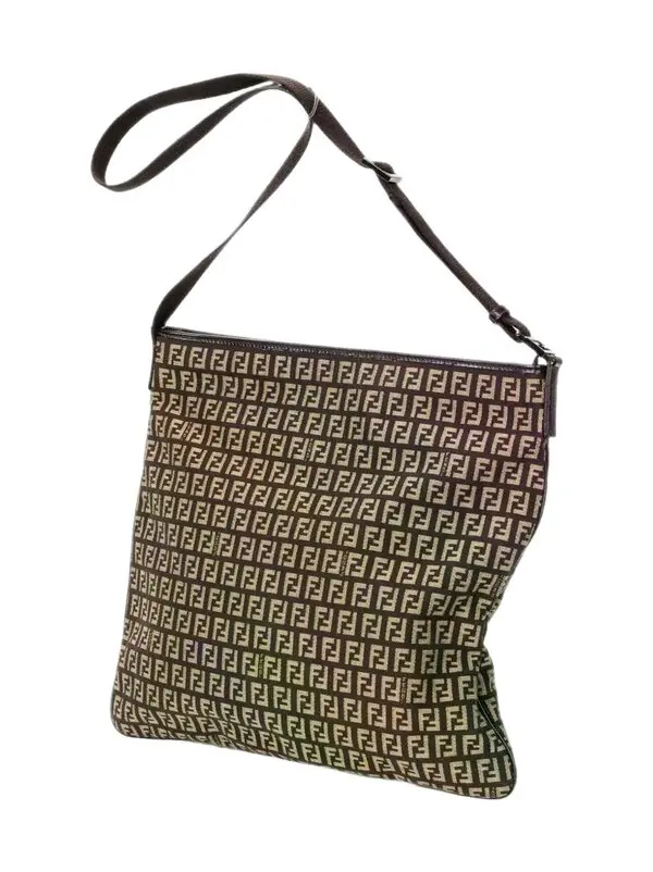 Fendi Zucca Patterned Shoulder Bag - Brown