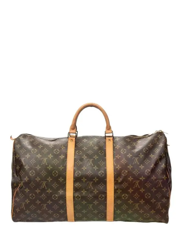 LOUIS VUITTON Keepall 55 Monogram Luggage - Brown
