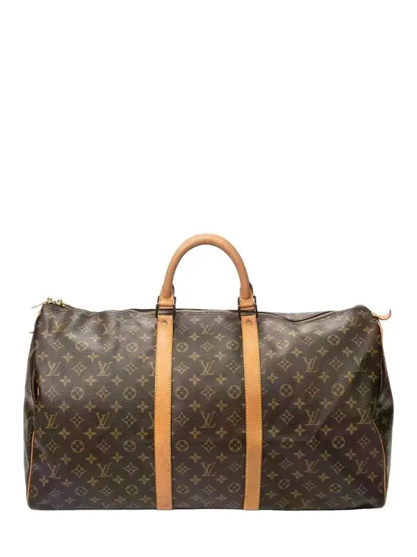 LOUIS VUITTON Keepall 55 Monogram Luggage - Brown