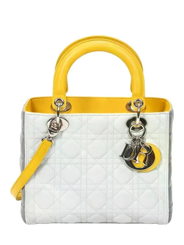 Dior Lady Tote Bag - White