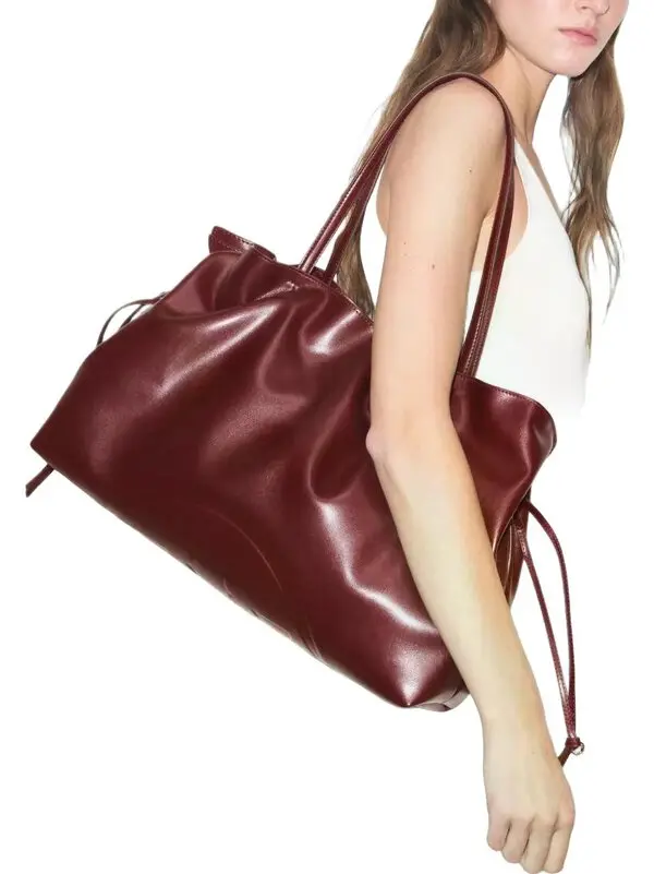 Tory Burch Ella Natuura Drawstring Tote - Red