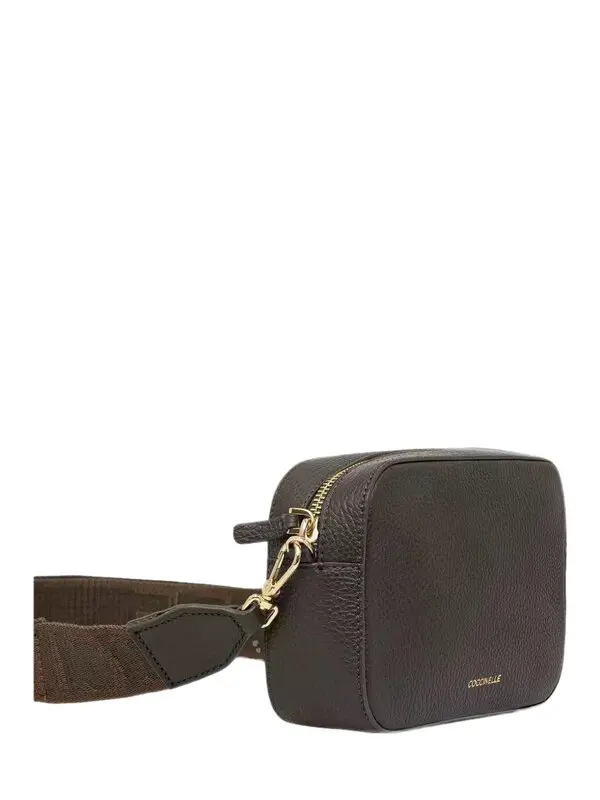 COCCINELLE Small Tebe Grained Leather Shoulder Bag - Brown