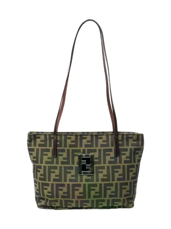 Fendi Zucca Monogram Shoulder Bag - Brown