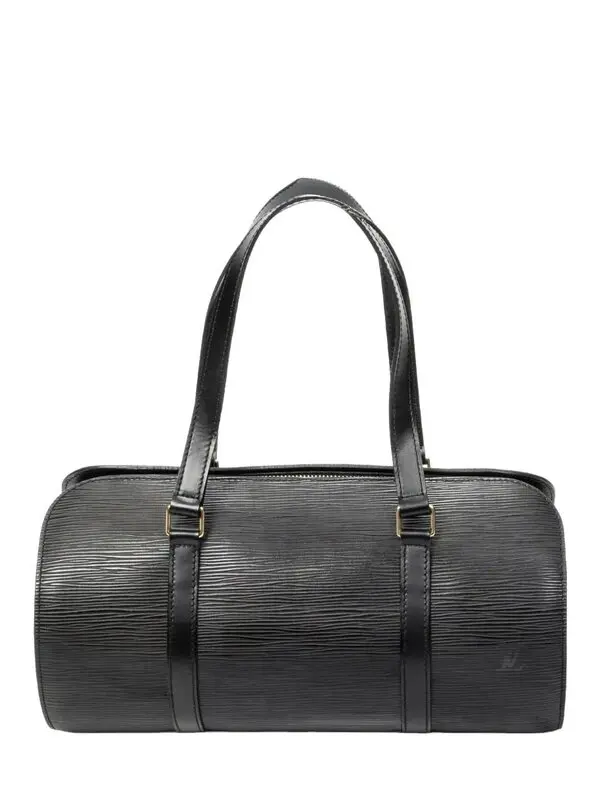 LOUIS VUITTON Soufflot Épi Tote Bag - Black