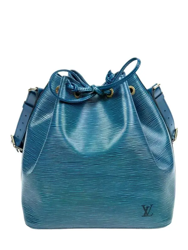 LOUIS VUITTON Noé Épi Bucket Bag - Blue