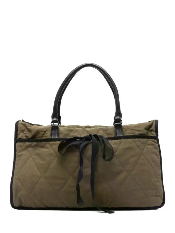 Marni Quilted Tote Bag - Green