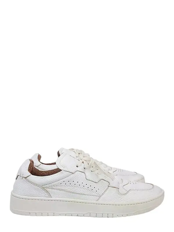 Eleventy Panelled Lace-up Sneakers - Neutrals