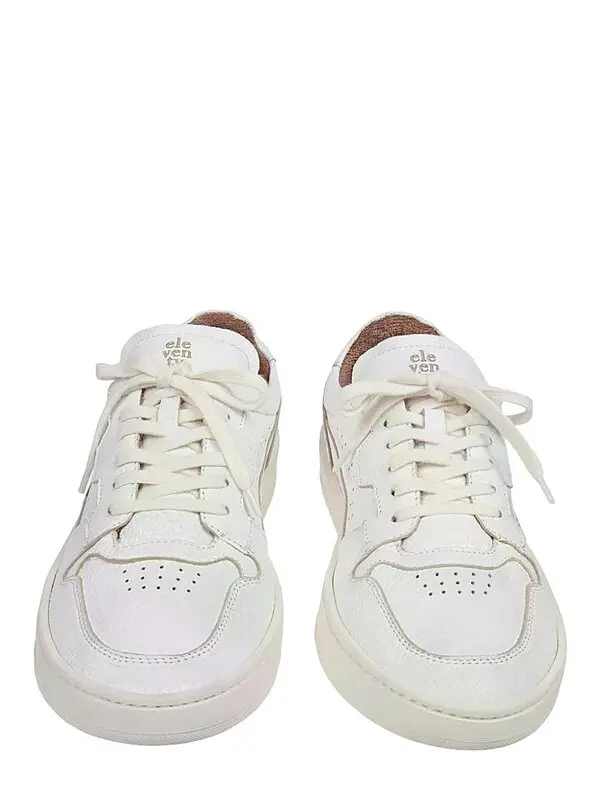 Eleventy Panelled Lace-up Sneakers - Neutrals