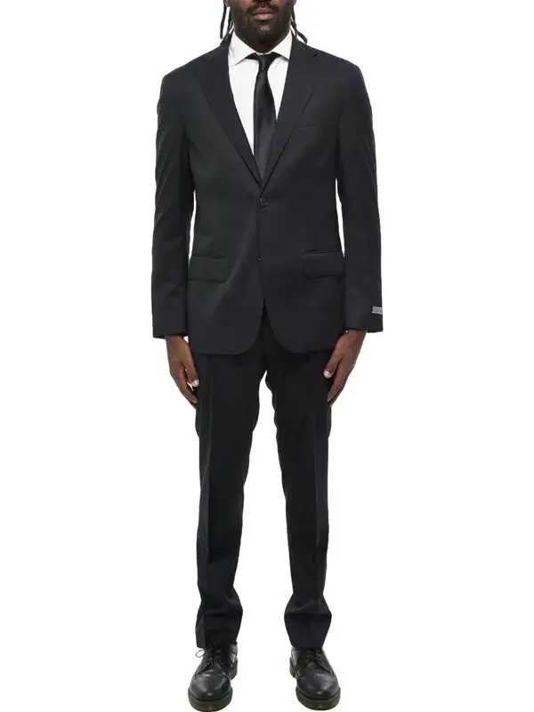 Corneliani Nino Danieli Virgin Wool Suit - Black