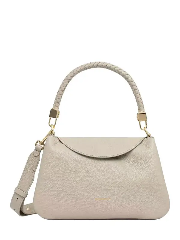 COCCINELLE Braided-handle Leather Tote Bag - Neutrals