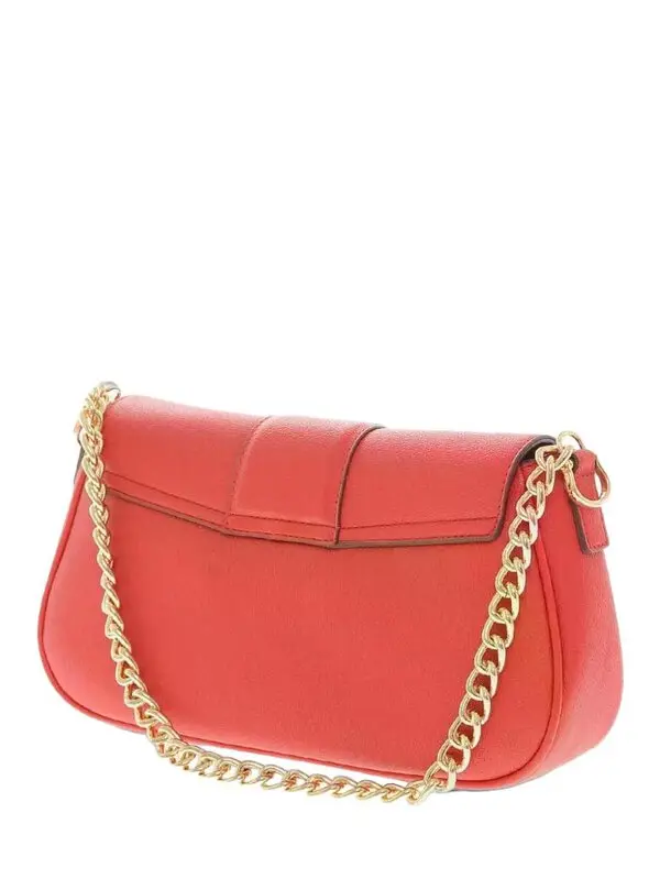 Moschino Heart-bit Shoulder Bag - Red