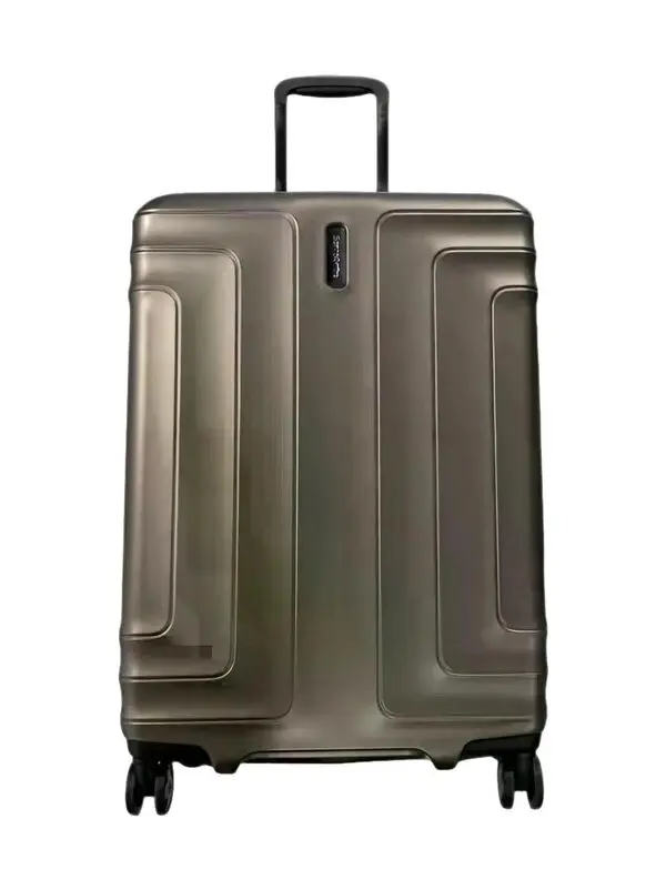 SAMSONITE Hard-shell Suitcase With Embossed Detailing - Brown