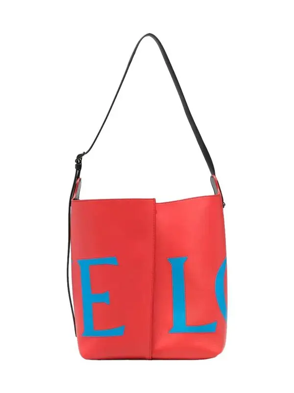 Loewe Large Bilbao Logo Bucket Bag - Red