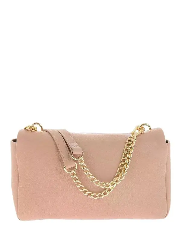 Moschino Logo-plaque Shoulder Bag - Neutrals