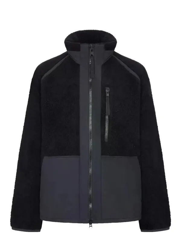 Canada Goose Westport Fleece-texture Panelled Jacket - Black