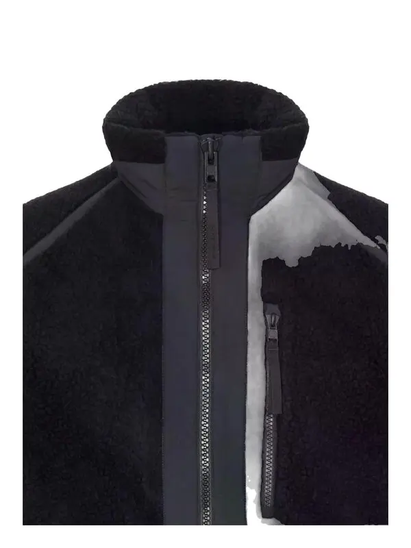 Canada Goose Westport Fleece-texture Panelled Jacket - Black