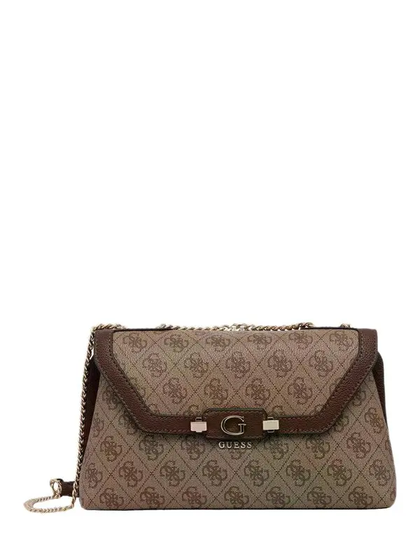 Guess Lindsey Shoulder Bag - Brown