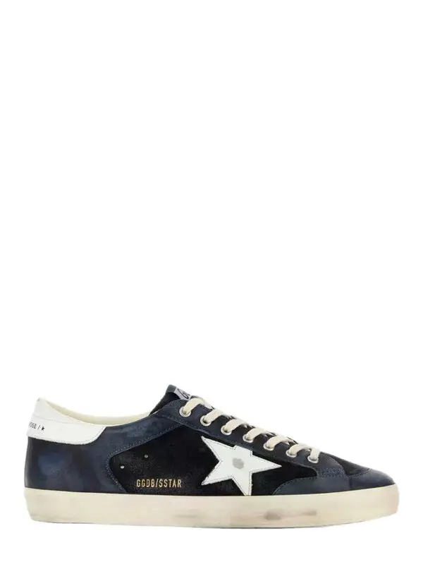 GOLDEN GOOSE Super-star Leather Sneakers - Blue