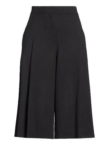 KAOS Stretch Crepe Bermuda Shorts - Black