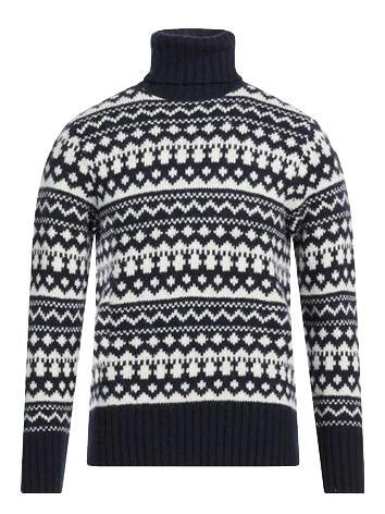 Paul & Shark Turtleneck Size Virgin Wool, Nylon - Blue
