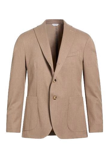 Boglioli Blazer Size Polyester, Virgin Wool, Viscose, Elastane - Beige