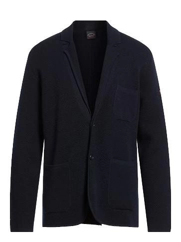 Paul & Shark Virgin Wool Single-breasted Blazer - Blue