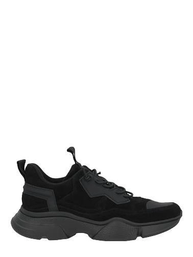 BRUNO BORDESE Leather And Suede Chunky Sneakers - Black