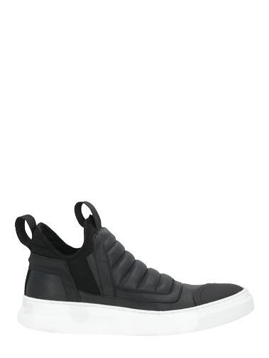 BRUNO BORDESE Leather High-top Sneakers - Black