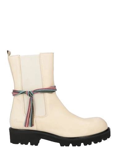 FELMINI Leather Ankle Boots - Ivory